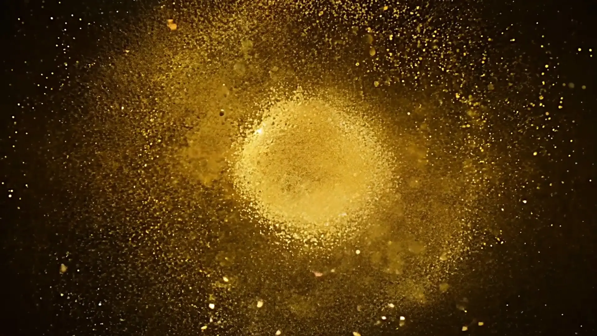 Golden Dust Explosion Overlay For Video Projects | Videos